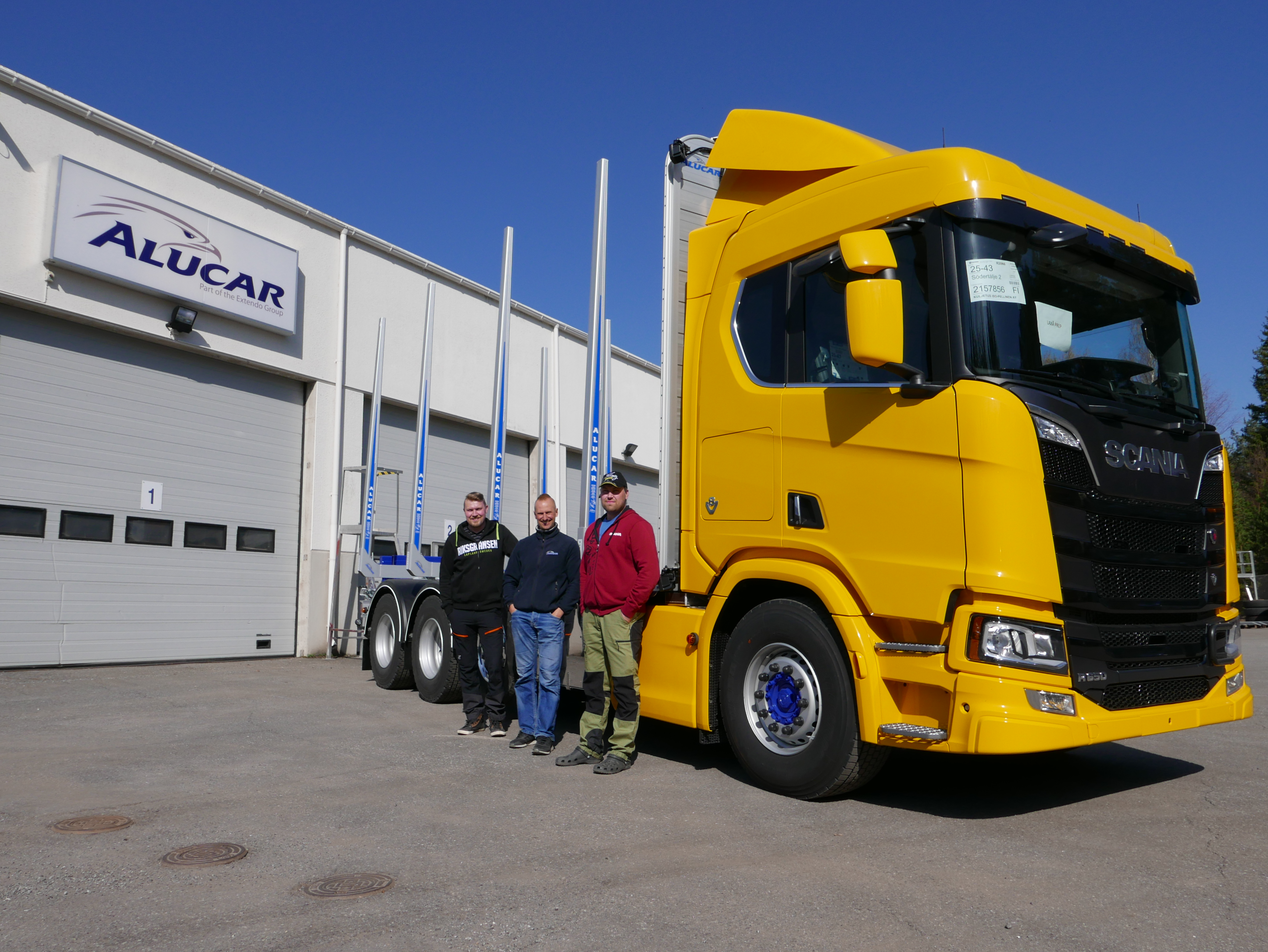 Viimeisin rakennettu auto: Scania - Alucar