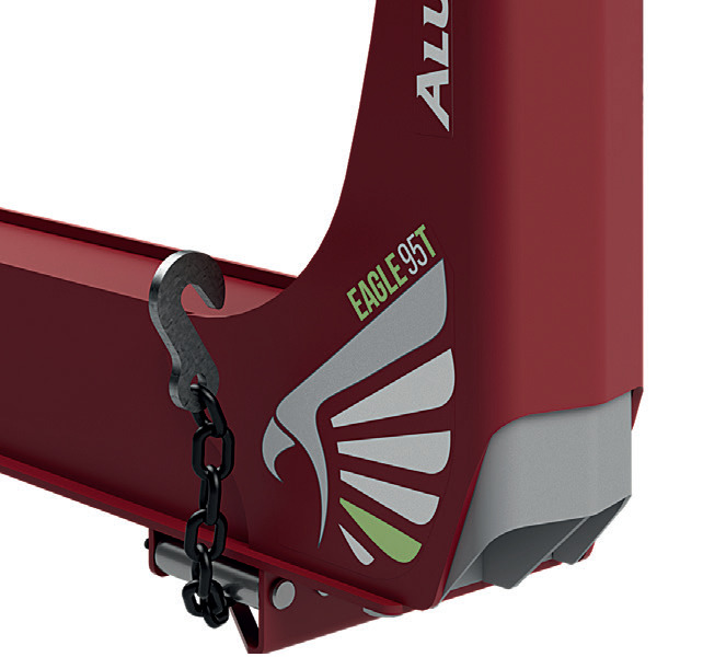 A load tightener built into the bunk simplifies the timber truck driver ...