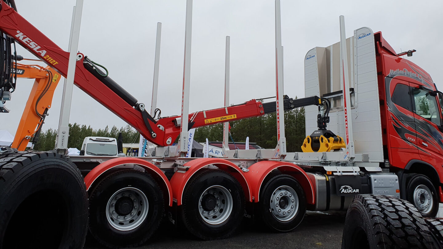 Greetings from this fall’s exhibitions! Alucar timber trucks have been ...