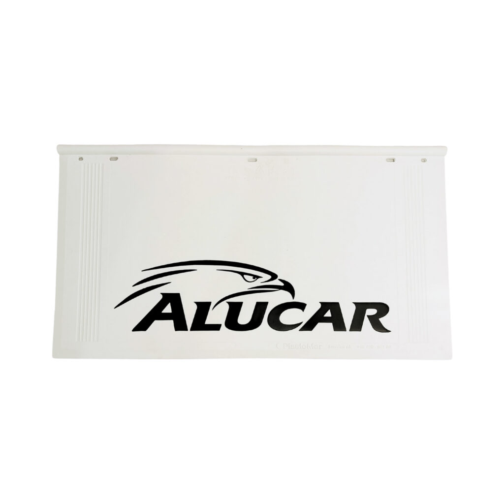 Roiskeläppä, 650x350 mm, valkoinen - Alucar